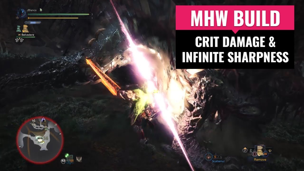 Monster Hunter World | Mixed Set | Crit and Infinite Sharpness! - YouTube