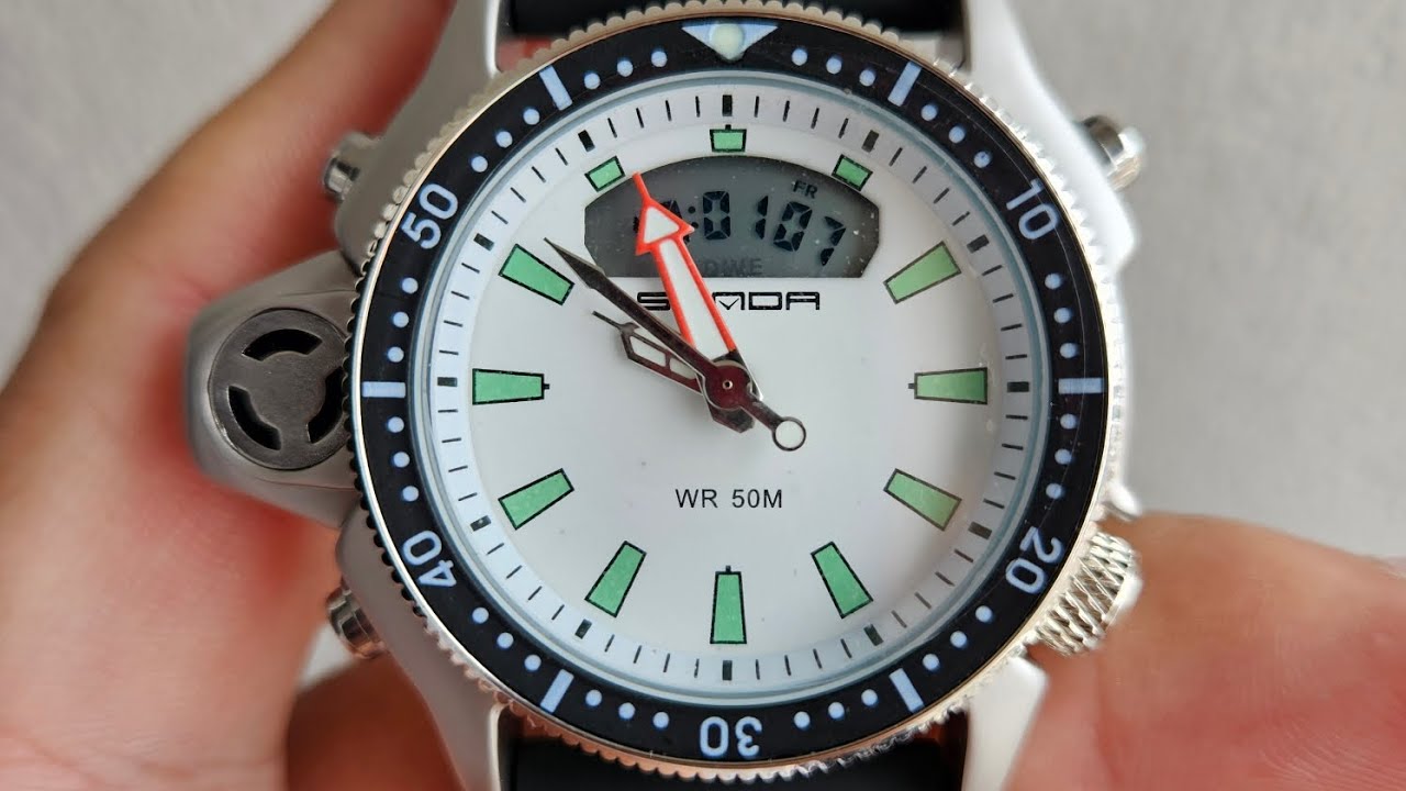 Relógio Sanda 3008 - YouTube