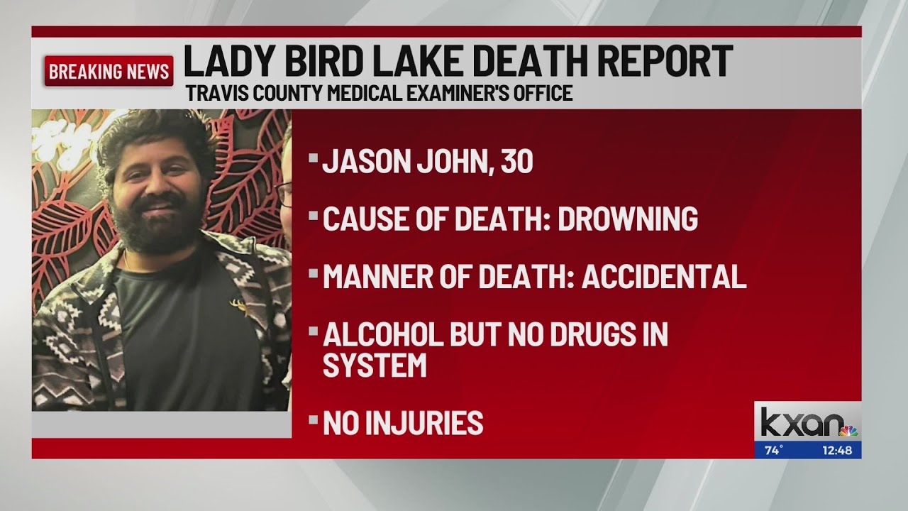 Autopsy released for Jason John, man found dead in Lady Bird Lake near ...