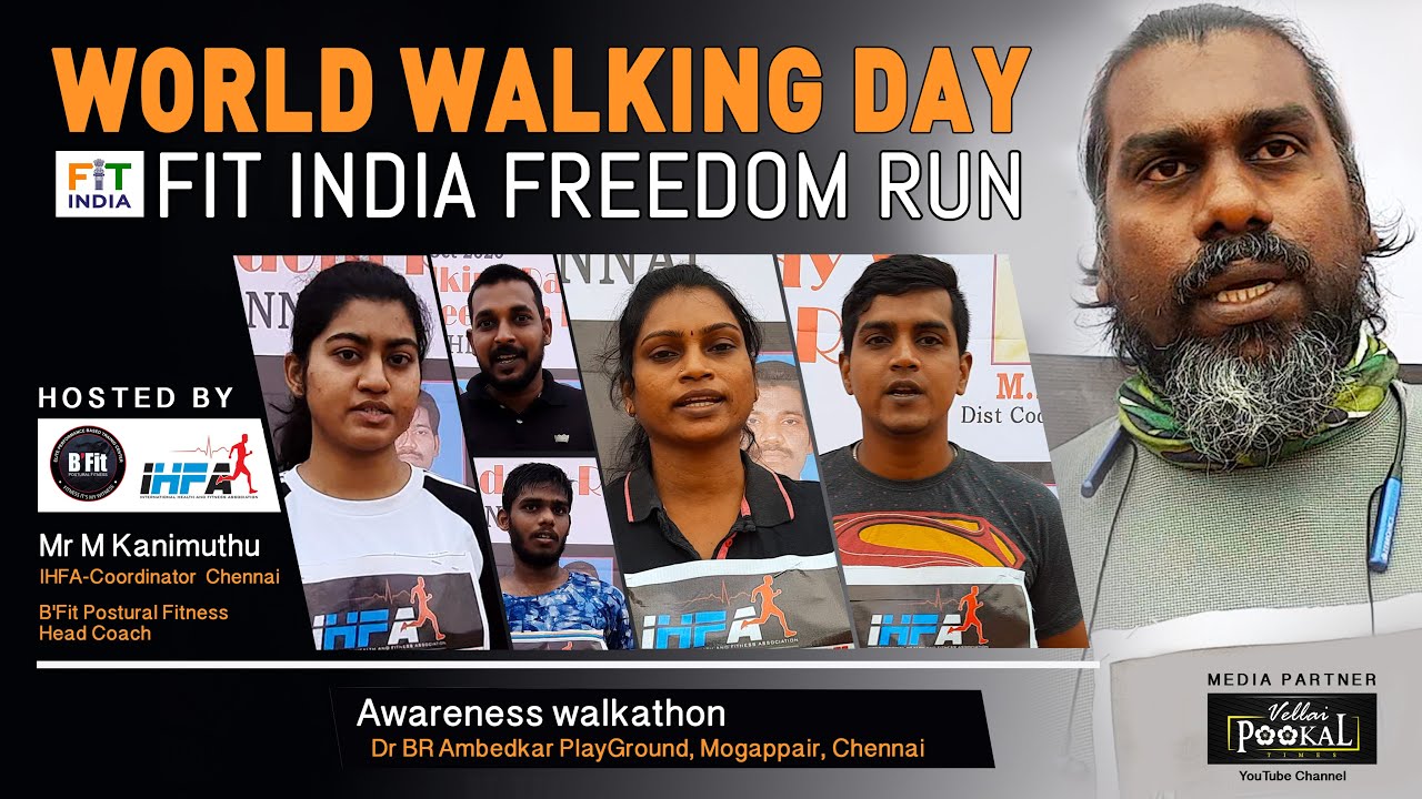 World Walking Day | Fit India Freedom Run | B'Fit | PM Modi Fit India ...