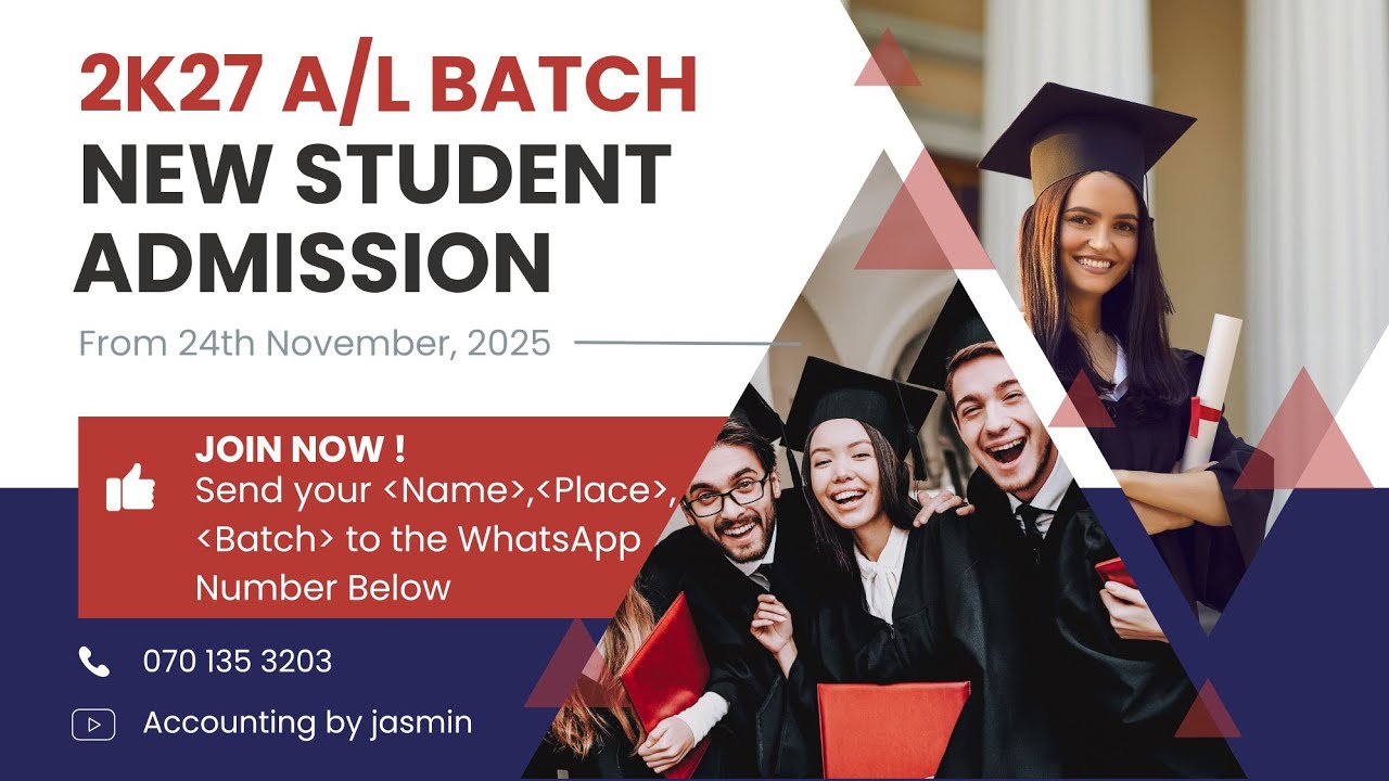 Al Accounting - 2027 Batch ( கணக்கீட்டு வகுப்புக்கள் 2027Batch ) - YouTube