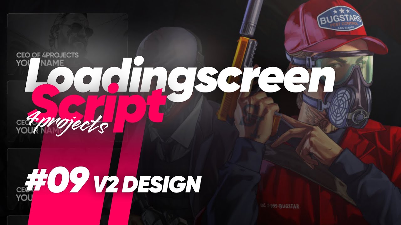 FiveM Customizable Loadingscreen | Design V2 - YouTube