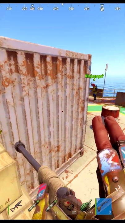 OIL RIG COUNTER IN RUST SMOKED! #rustgame #rust #rustconsole #gaming #rustshorts #rustpvp # ...