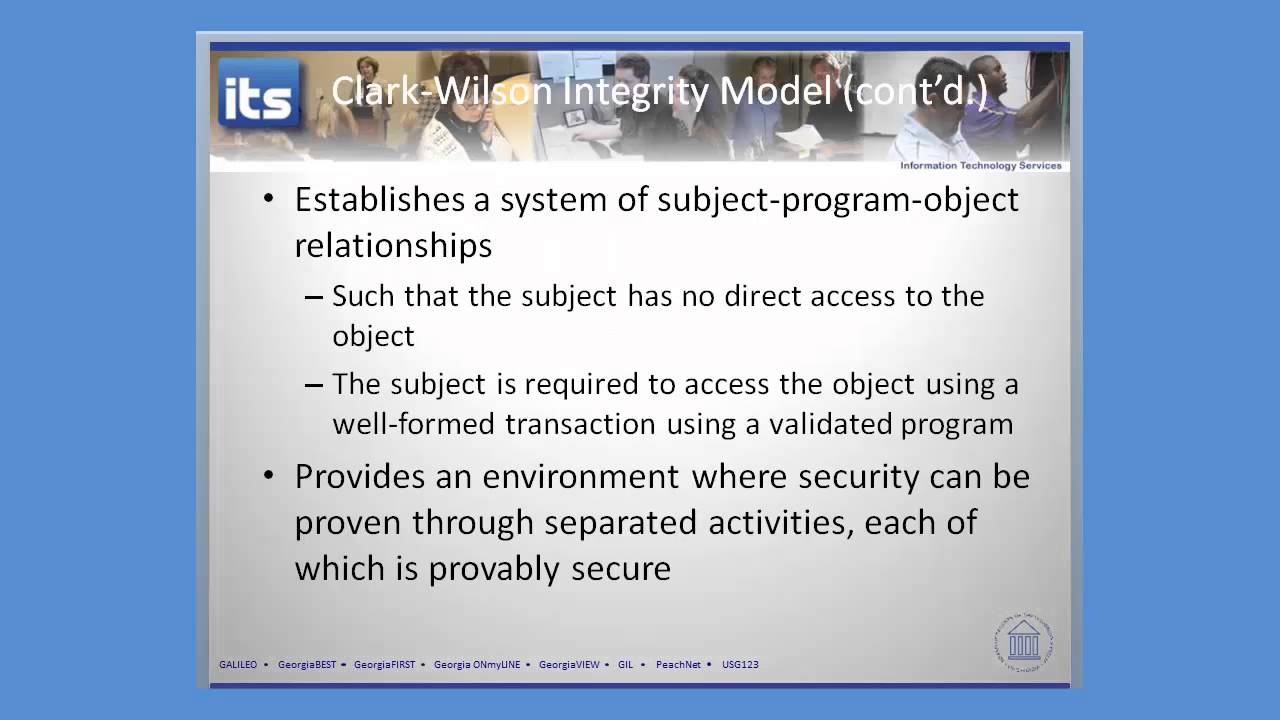 Clark-Wilson Integrity Model - YouTube