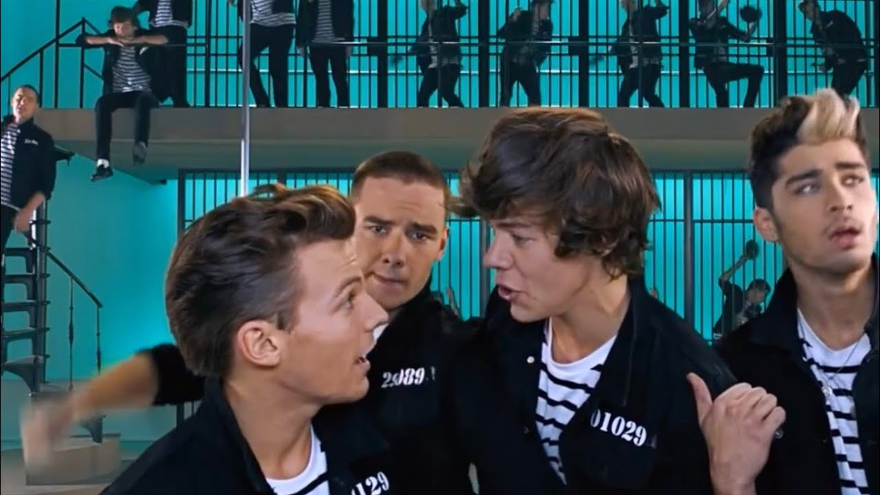 Harry to Louis: "Let me kiss you" - YouTube