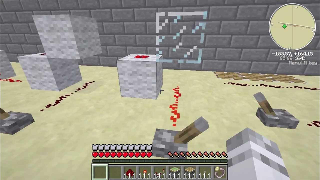 How to Redstone: Episode 1: Basic wire mechanics - YouTube
