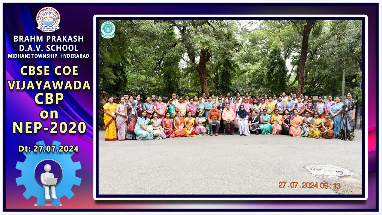 CBSE - CAPACITY BUILDING PROGRAMME | 27-07-2024 | BPDAV - YouTube