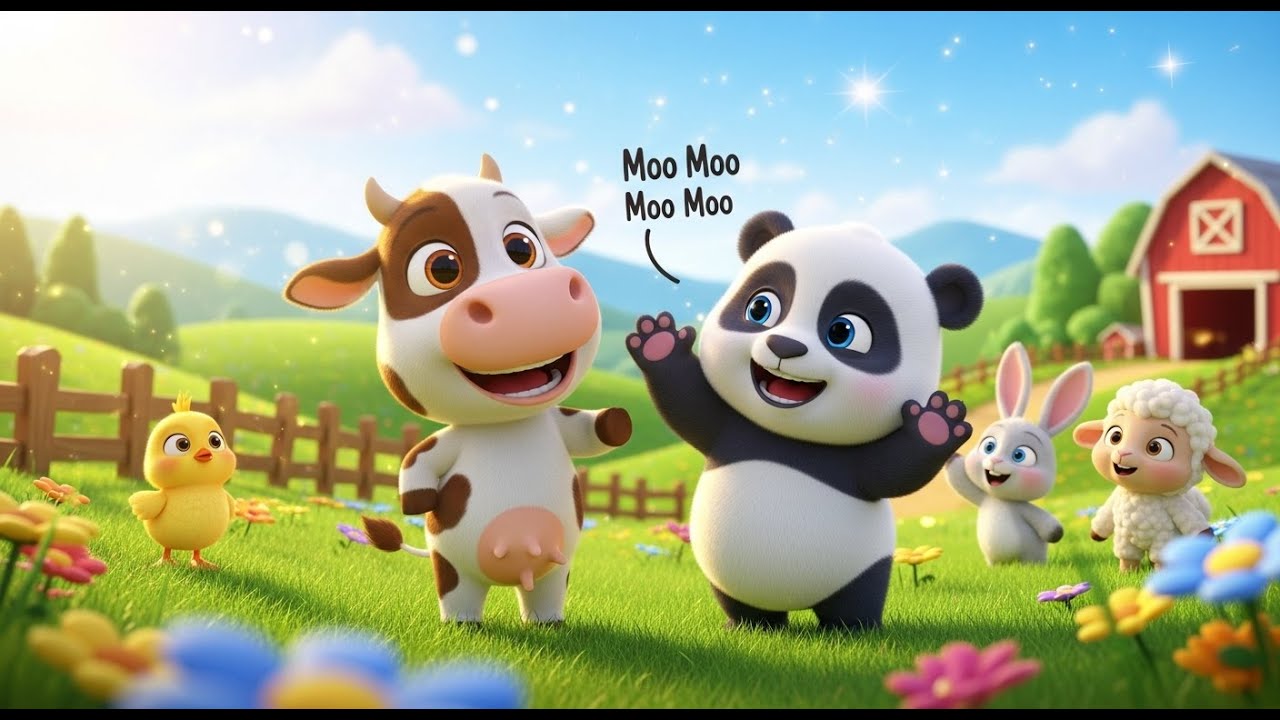 Baby Cow Say Moo Moo Moo | Best Nursery Rhymes and Kids Songs ...