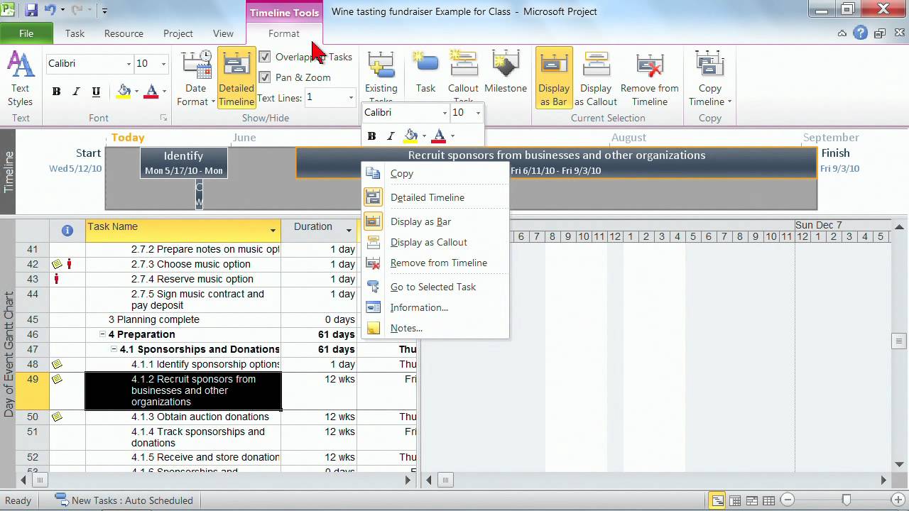Microsoft Project Professional 2010 Tutorial: Project Views | K ...