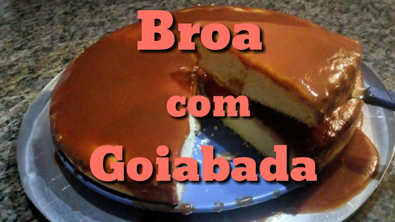 Receita de broa de fubá com goiabada - YouTube