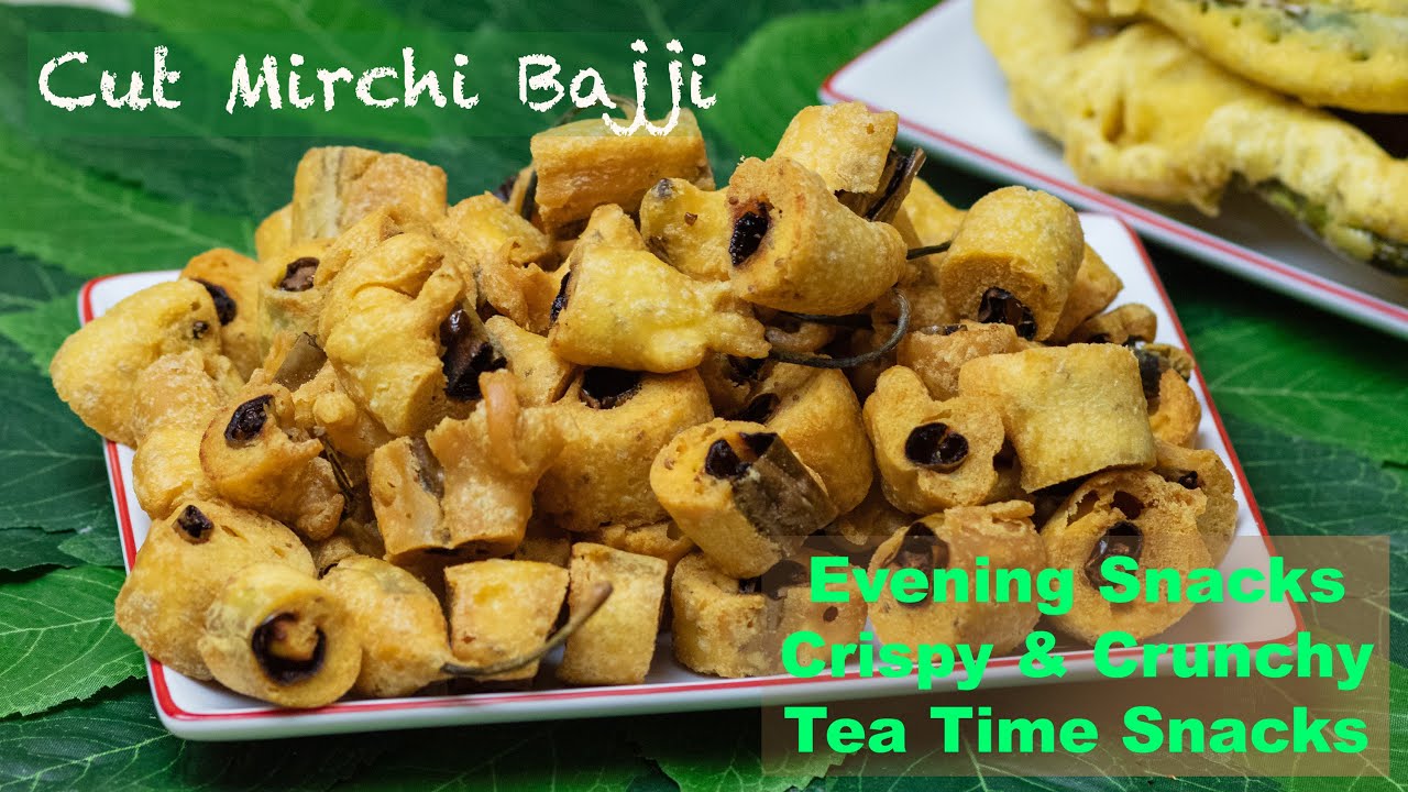 CRISPY CUT MIRCHI | EVENING SNACKS | Cut MIRCHI BAJJI North Karnataka ...