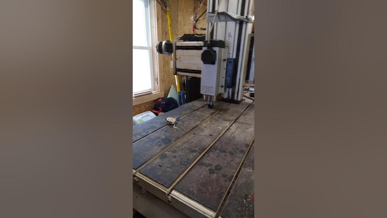 Techno Isel Cnc Router Rebuild Centroid Acorn and Clear Path Servos 1st Run - YouTube