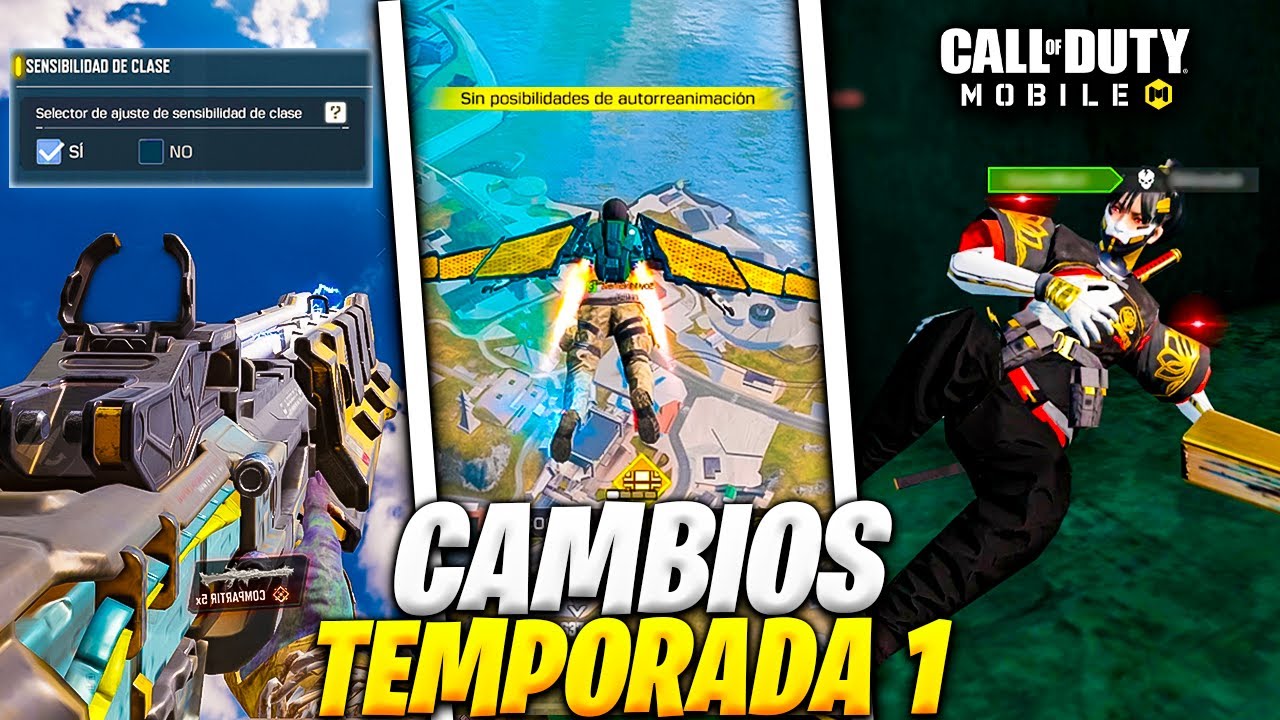 NUEVOS CAMBIOS y CONFIGURACIONES en TEMPORADA 1 de COD MOBILE BATTLE ...