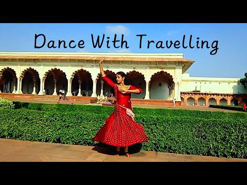 #agra #agra_fort #dancer_triyasha #travelling_with_dance #mere_dholna # ...