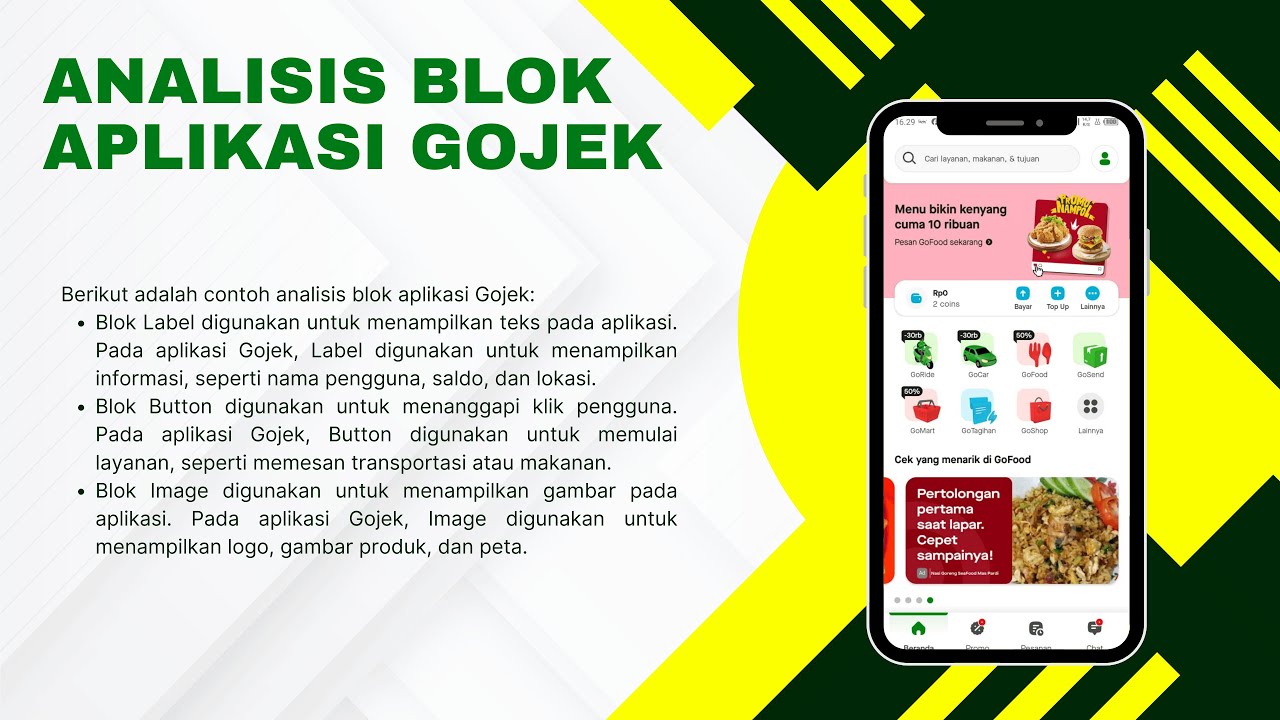 ANALISA APLIKASI GOJEK_MOBILE APPS_ APP INVENTOR - YouTube