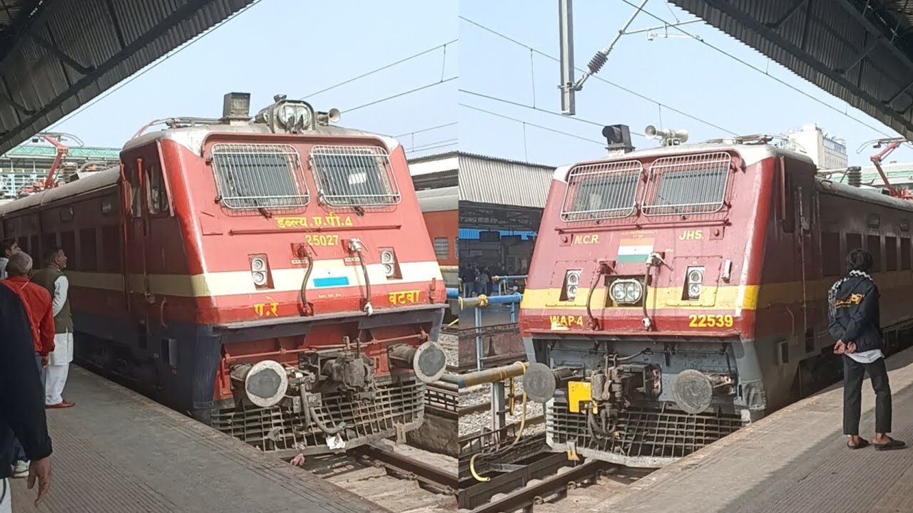 Ajmer Jn Arrival To Train 14701 Shree Ganga Nagar Bandra.T & 12195 Agra ...