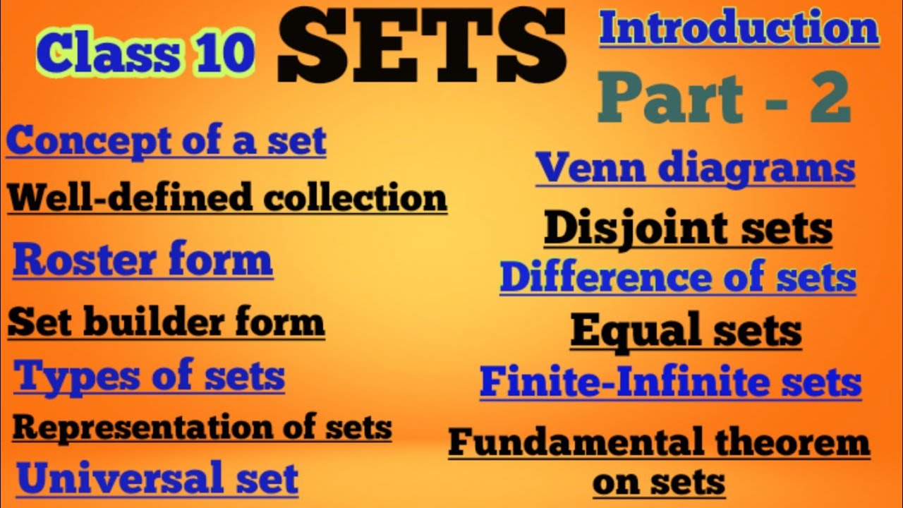 10th maths | SETS | Introduction part -2 | ap&ts syllabus #sets # ...