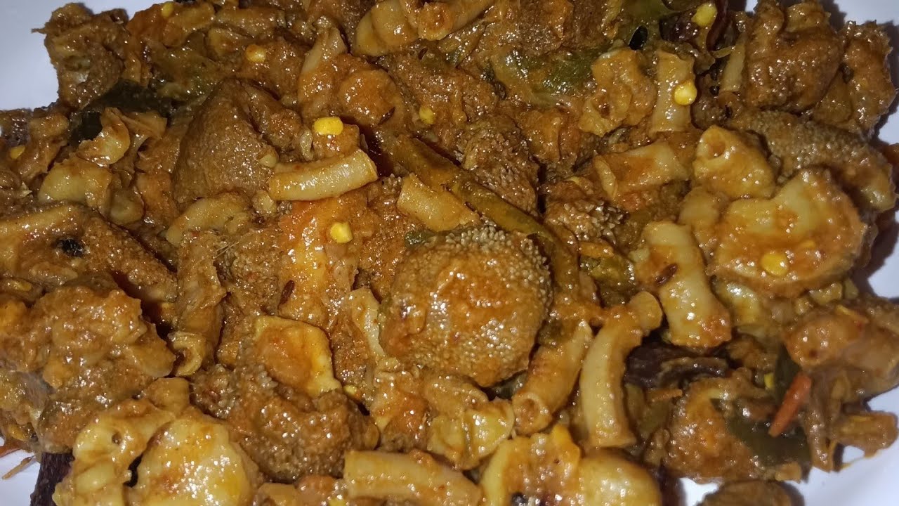 Mutton Stomach recipe | Goat Towel & intestine | Wajri Masala| Do'mok ...