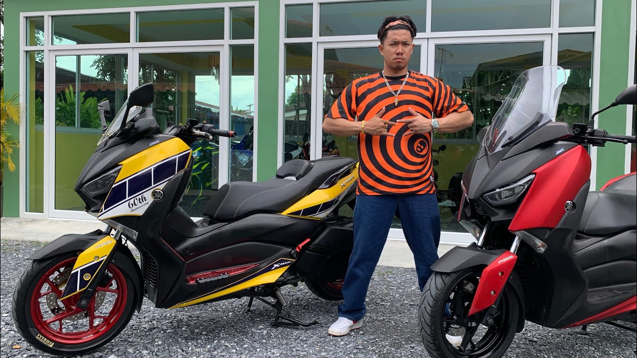 Yamaha X-Max รุ่น R1 Limited 60th - YouTube