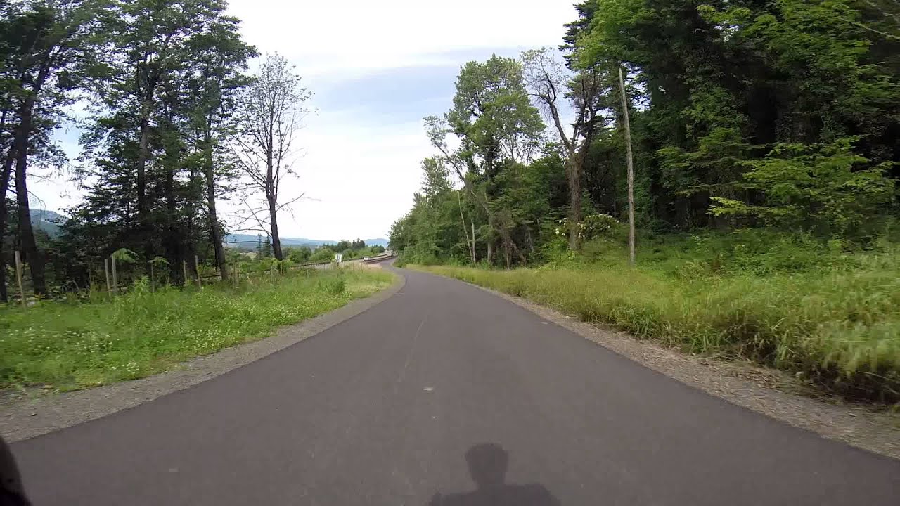 Historic Columbia River Highway and Gorge Bike Trail - YouTube