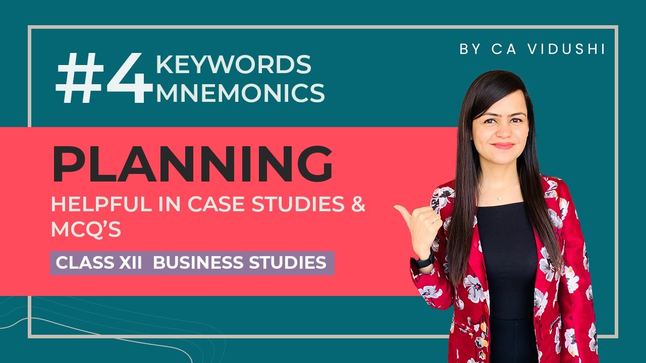 PLANNING | Key Words / Mnemonics | Very helpful in Case Studies and ...