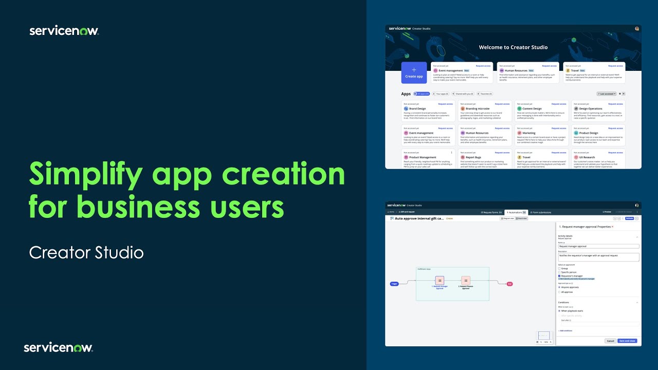 Simplify app creation for business users - YouTube