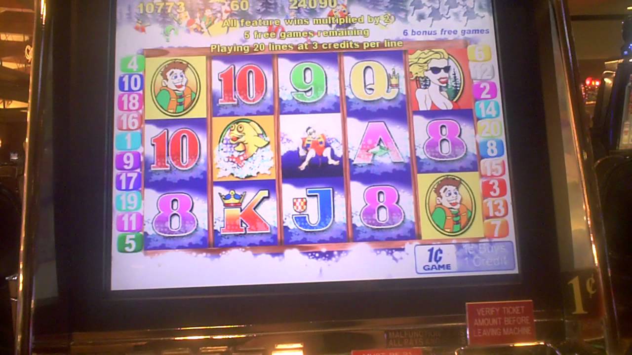 White Water Slot Machine Bonus - YouTube