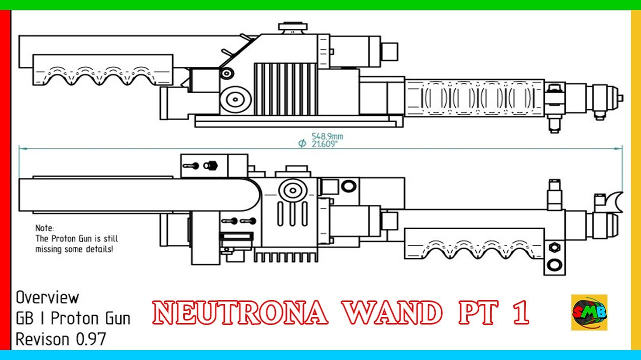 Ghostbusters Neutrona Wand | Pt 1 | 3dprinted - YouTube