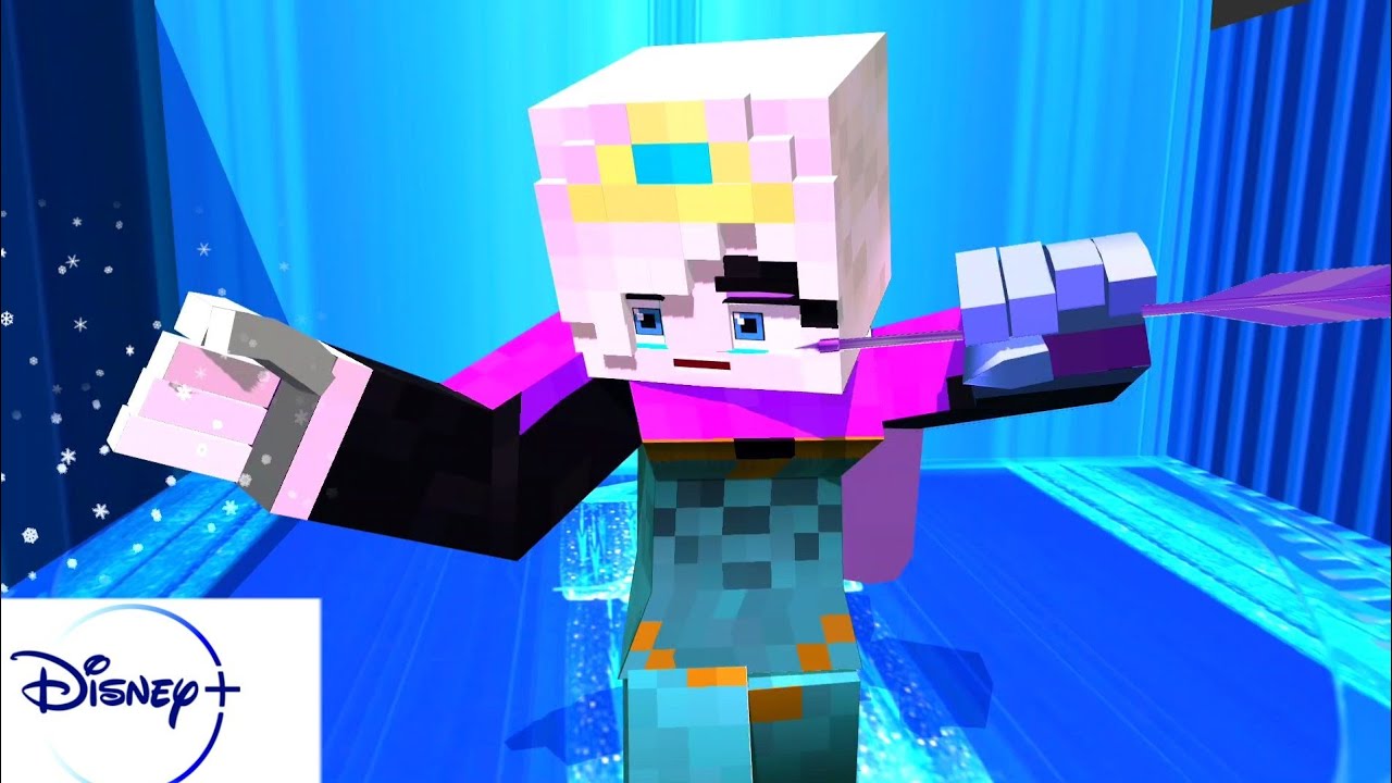 Disney Frozen / Attack of the Princess Elsa ️ (Minecraft animation ...