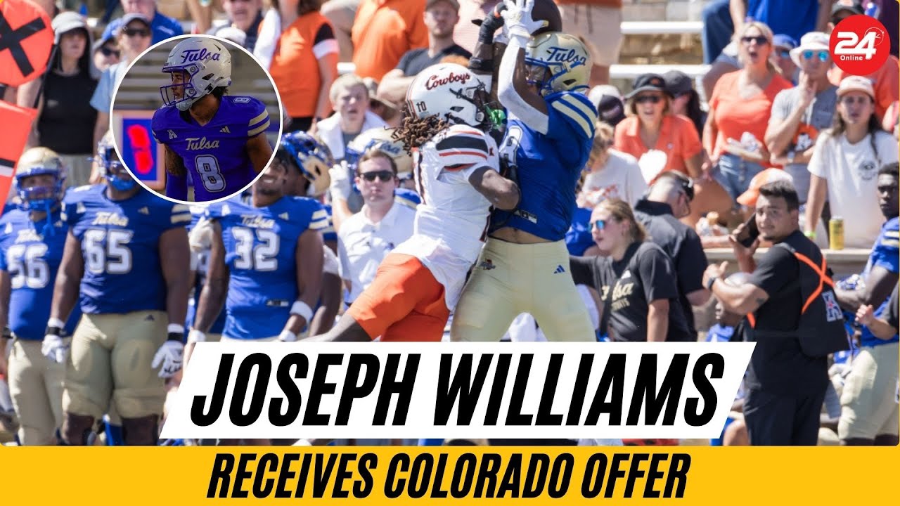 Tulsa WR Joseph Williams, AAC Freshman of the Year, Receives Colorado ...