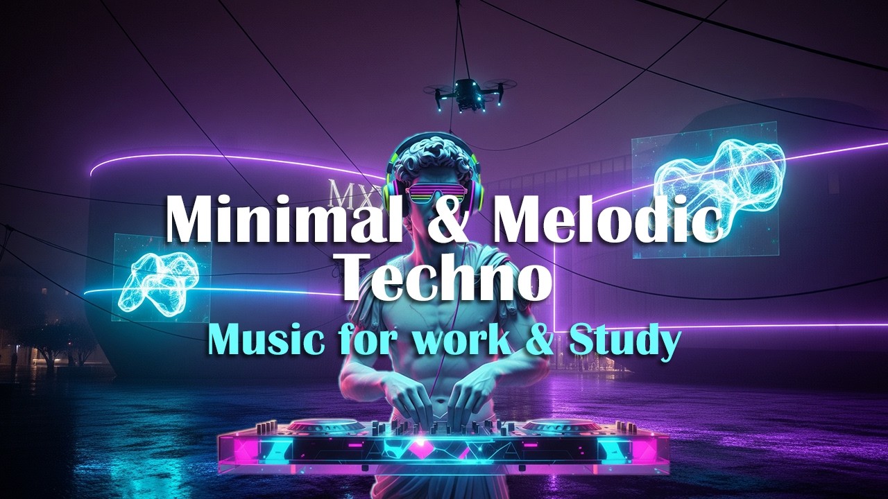 Techno Minimal Mix – Cyberpunk MAXXI Museum Rome | Focus & Study Music ...