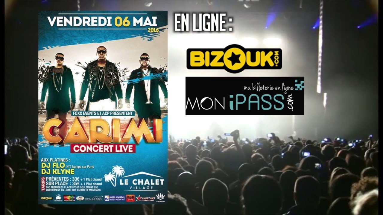 CARIMI en Concert Exclusif en MARTINIQUE [2016] - YouTube