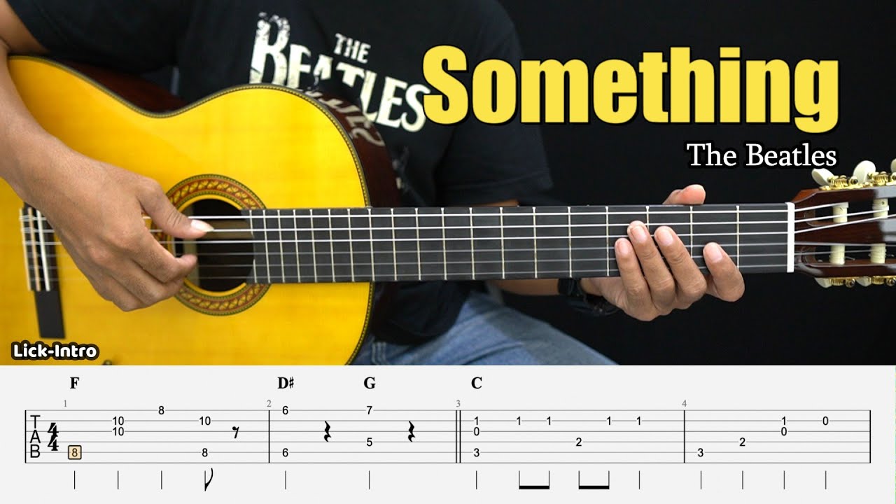 Something - The Beatles - Fingerstyle Guitar Tutorial + TAB & Lyrics ...