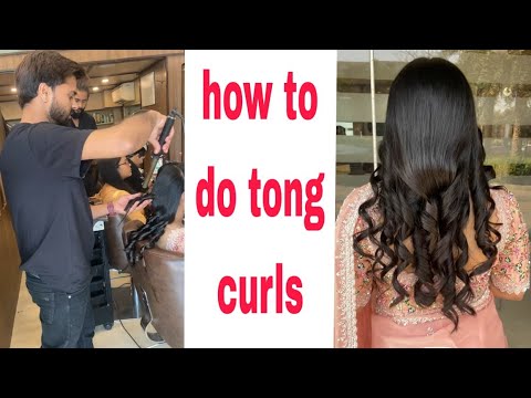 How to do tong curls #hairstyle #Trending #viralvideo #hair - YouTube