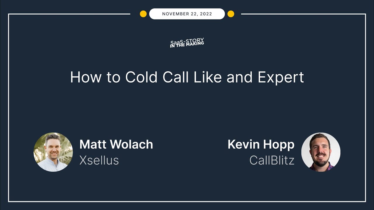 How to Cold Call Like and Expert - with Kevin Hopp - YouTube