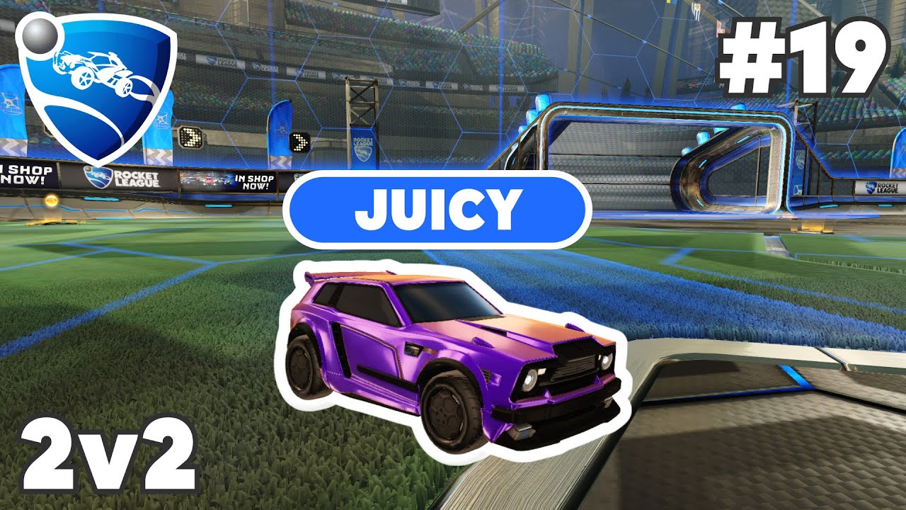 juicy Ranked 2v2 PRO Replay #19 - Rocket League Replays - YouTube
