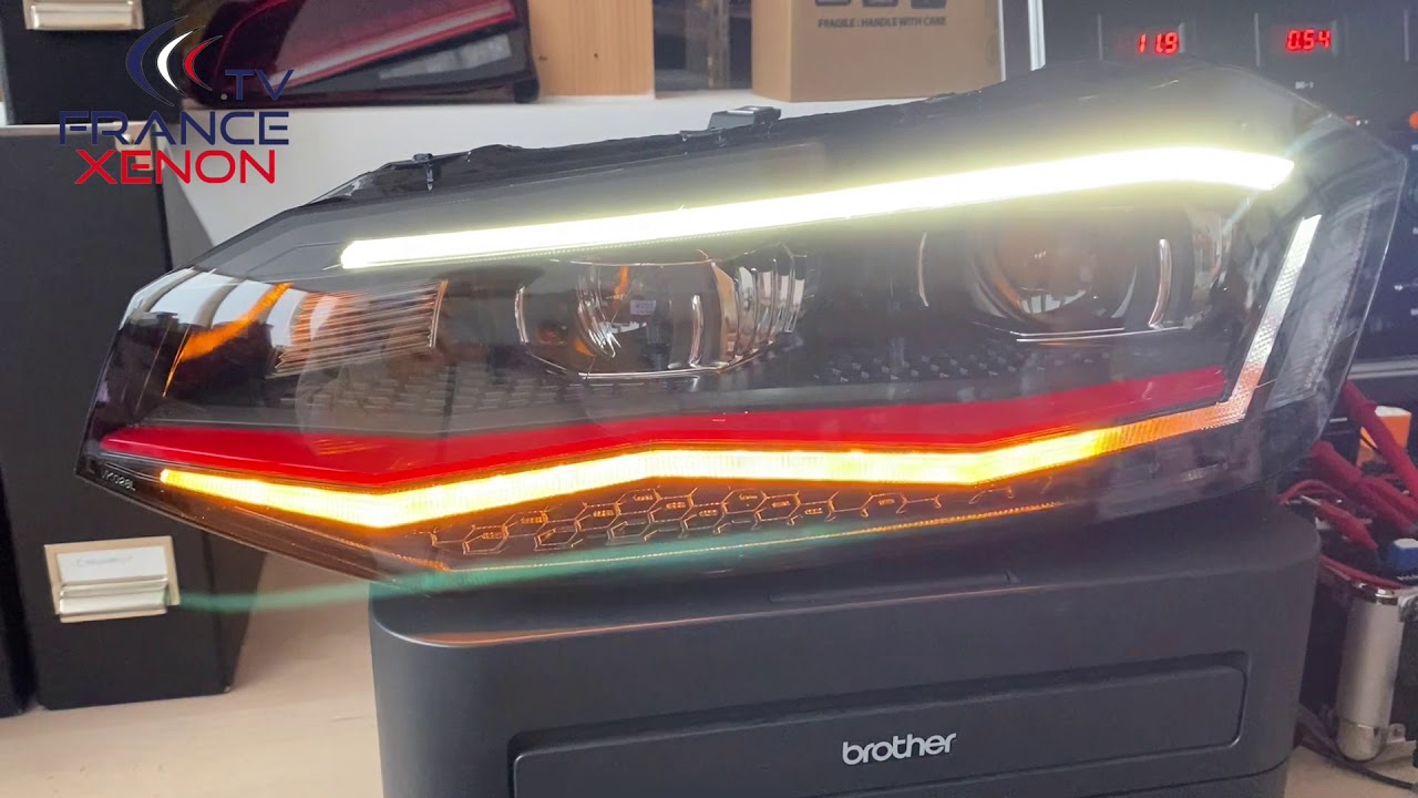Démonstration feux avant VW POLO 2019 - GTI Facelift Quadri-LED avec ...