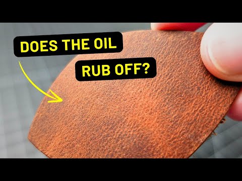 Oiled Leather for Leather Working