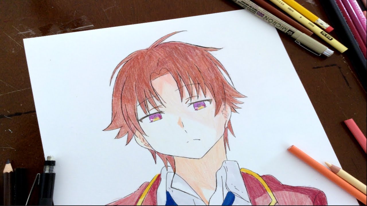 Drawing Ayanokouji Kiyotaka - [Classroom of the Elite] - YouTube