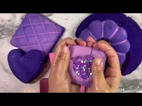 SUPER DUSTY Dyed Bsn | Dusty Reformed Gymchalk ASMR | Purple Chalk @asmrcloud - YouTube