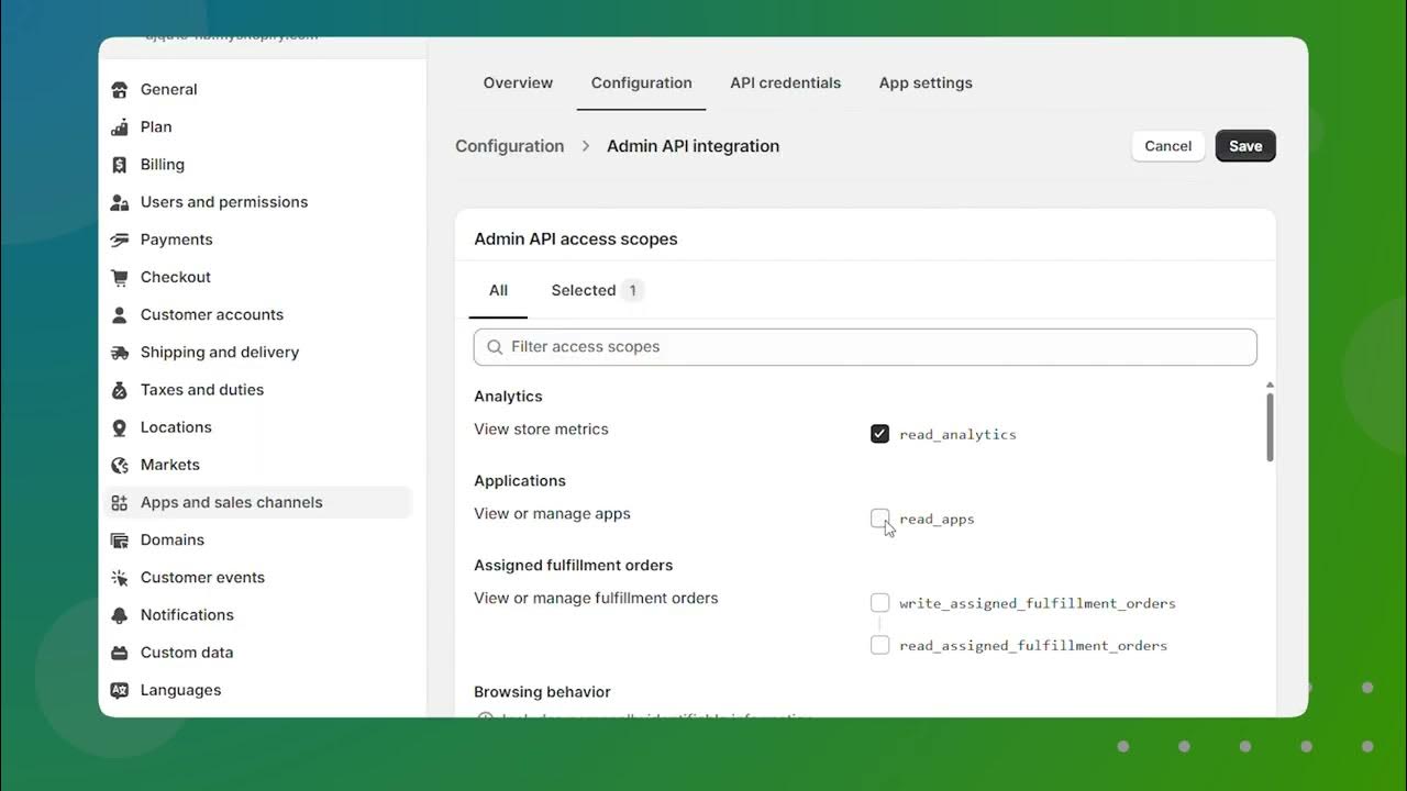 How to Get Admin API Access Token in Shopify? | APPSeCONNECT Tutorial - YouTube