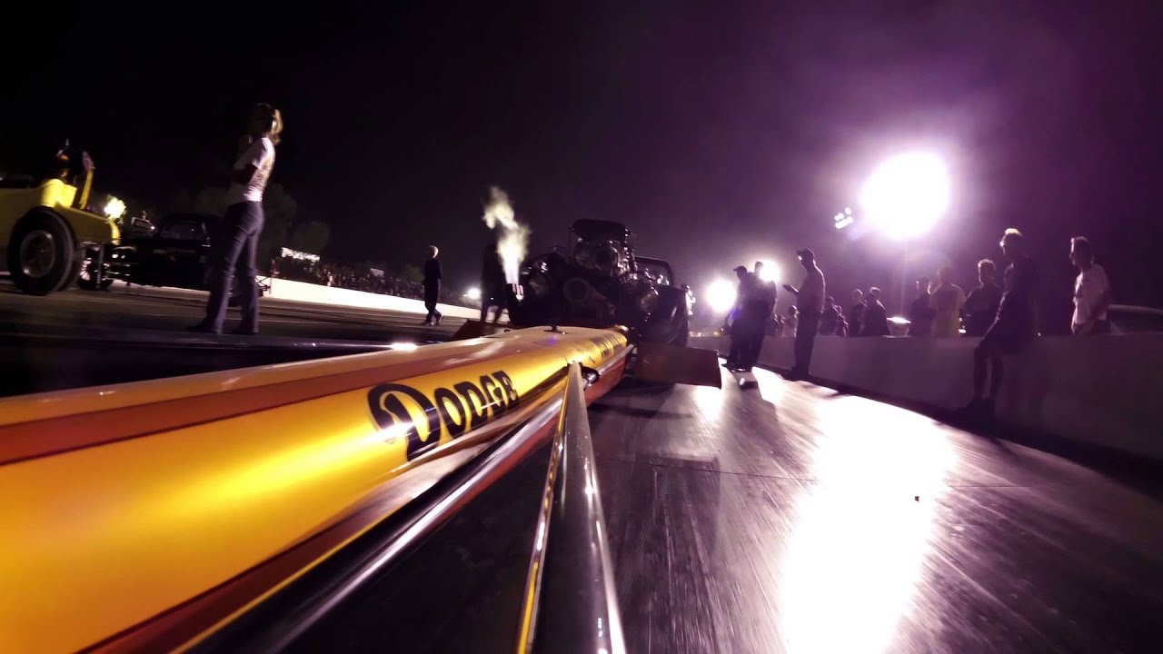 Tony Nancy "Sizzler" Top Fuel Dragster Push Start - YouTube
