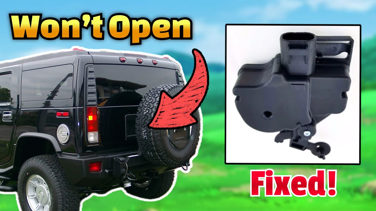 Rear Tailgate / Liftgate Won’t Open Hummer H2 - Actuator Replacement ...