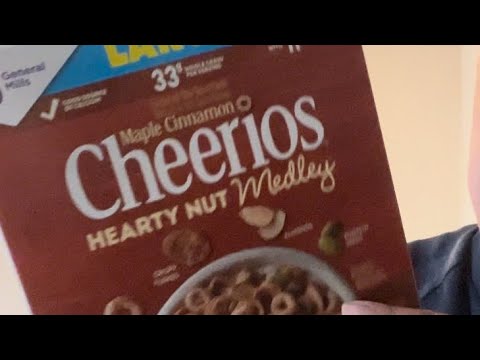 Maple Cinnamon Cheerios Hearty Nut Medley - YouTube