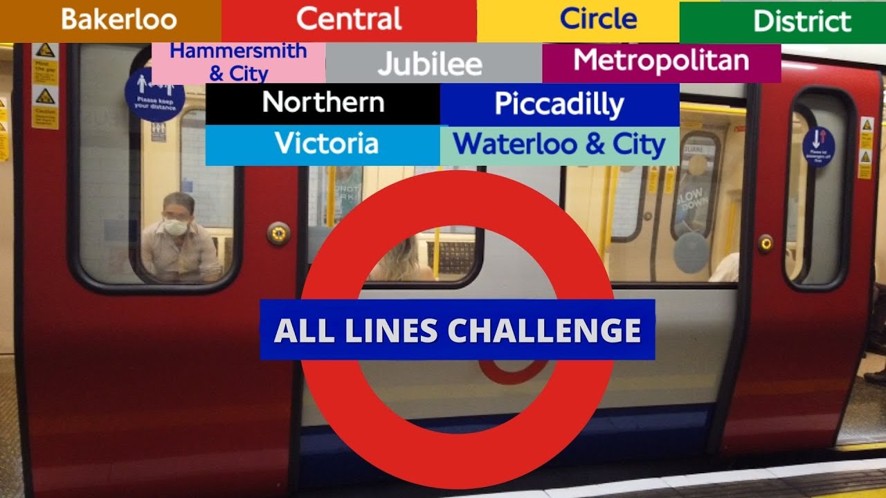 London All Lines Challenge 2: EVERY TUBE LINE AS QUICKLY AS POSSIBLE ...
