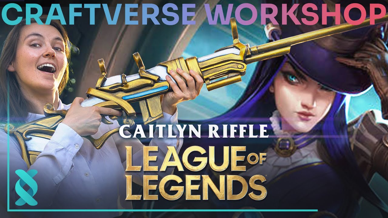 Making Caitlyn Riffle from League of Legends + FREE PATTERN // Cosplay ...
