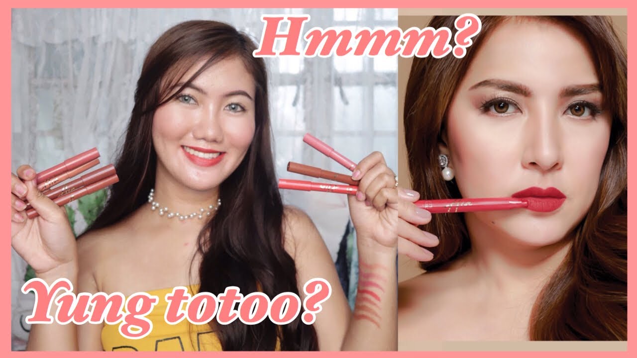 ARA COLOURS MATTE MATIC LIPSTICK X EVER BELINA REVIEW & SWATCHES ...