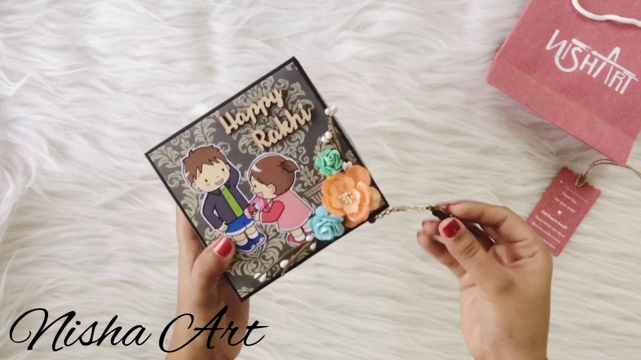 DIY Handmade Rakhi Gift for Brother | Idea for Raksha bandh gift for ...