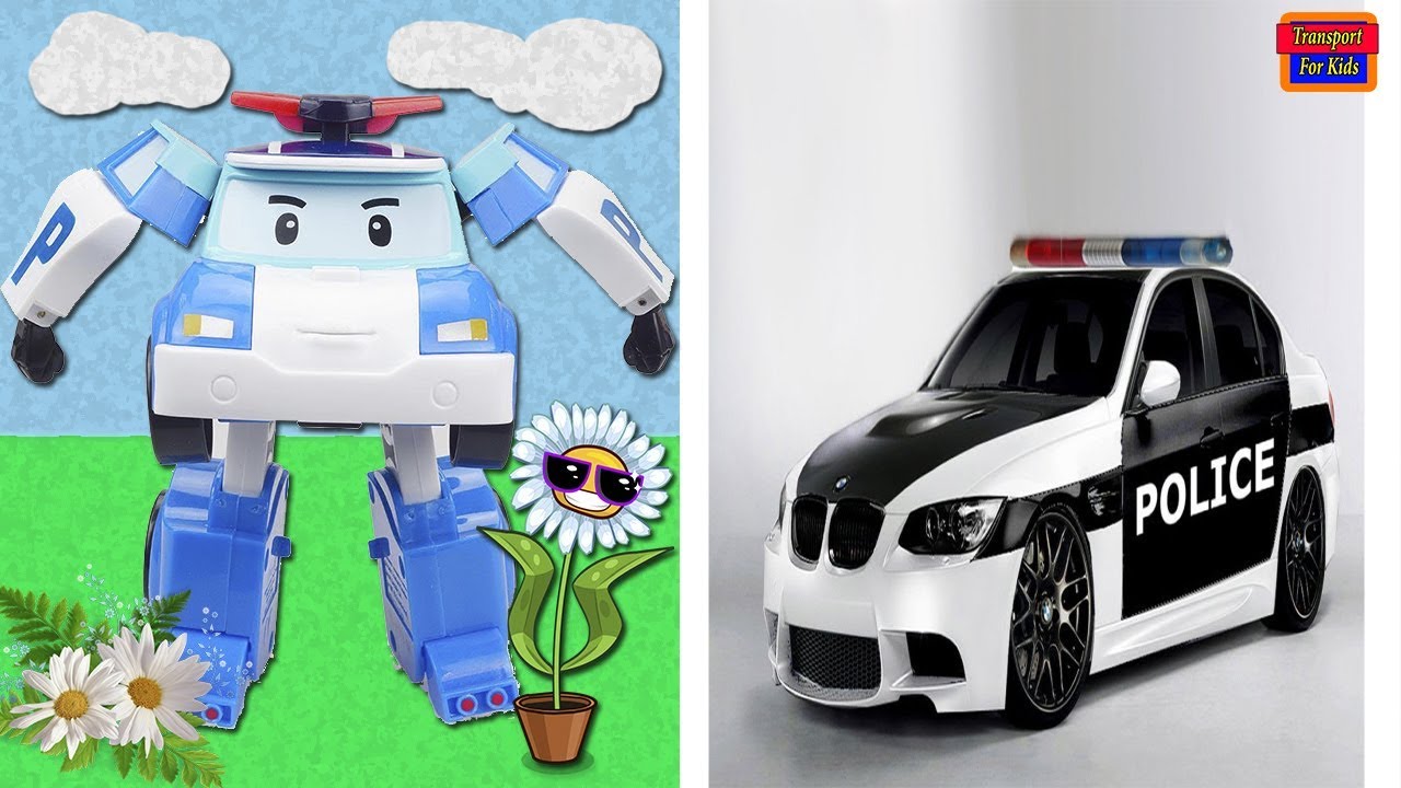Robocar Poli in real life! Educational video for kids! New cartoons ...