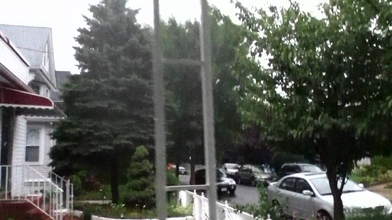 Hurricane Irene-Early Rainfall (NY) - YouTube